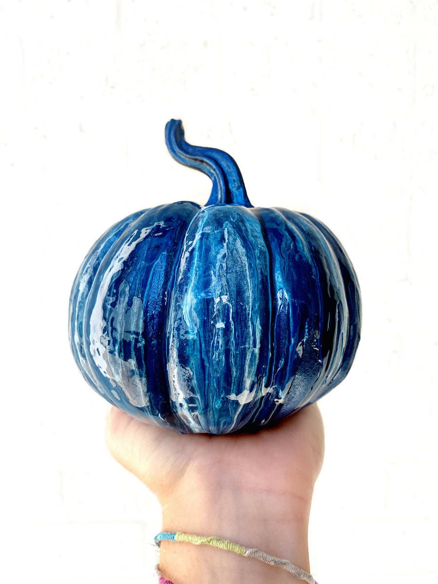 Custom Waterfall Pumpkin – Grace Bell Art